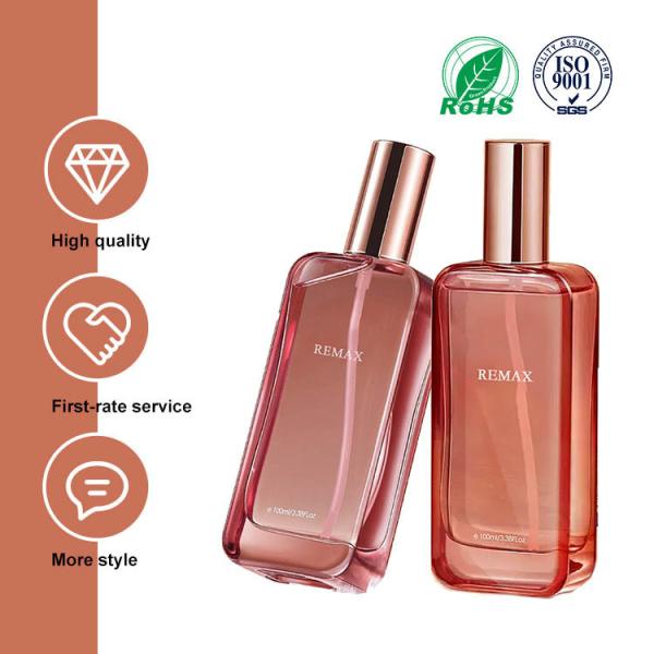 Quality Craftsmanship 100ml Pink Gradient Glass Oil Bottle For Cosmetic for sale