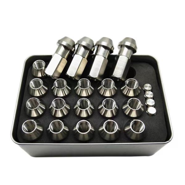 Quality Titanium Wheel Lug Bolts M24x1.25 Titanium Bolts Cold Heading for sale