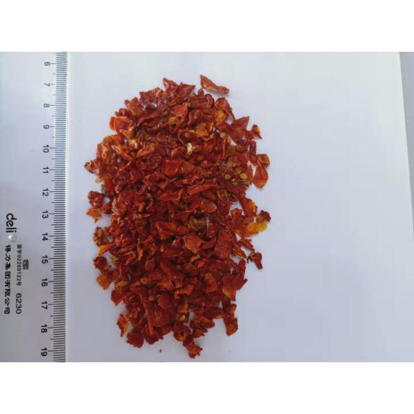 Quality Half Cutted 9*9mm Dehydrated Air Dried Tomatoes for sale