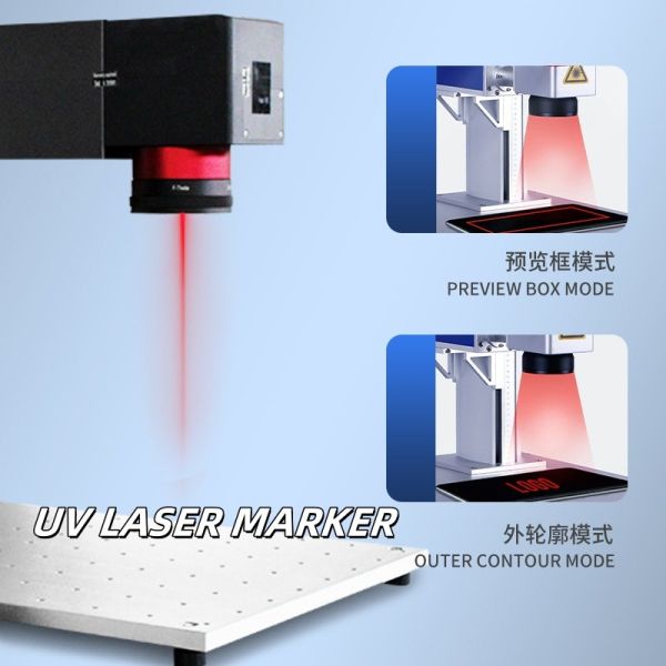 Quality High-Precision UV Laser Marking Machine With 5W/10W Power And Gobos Capabilities for sale