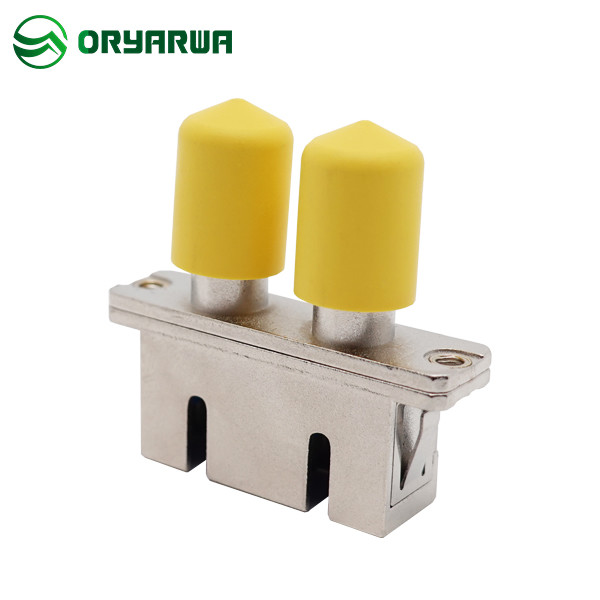 Quality Metal SC To ST Duplex Fiber Optic Hybrid Adapter Singlemode for sale