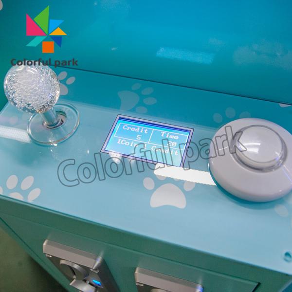 Quality Single Player Custom Claw Machine For Game Center With color changing light for sale