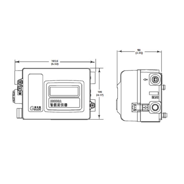 Quality Gulde Valve Positioner Price Of 3800SA Smart Positioner With 5100 Control Valve for sale
