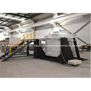 Quality Aluminum Electric Metal Melting Furnaces Tilting 500KG Resistance 75kW for sale