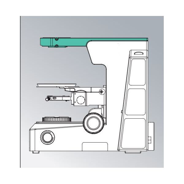 Quality Trinocular Medical Lab Biological Microscope Para Celular 180 X 155mm White for sale