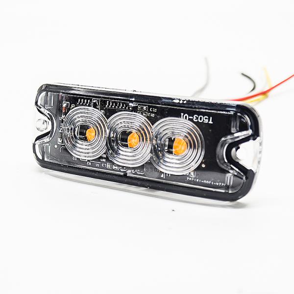 Quality Flash Strobe Lights 12V 24V LED Amber Strobe Warning Lighting For Trucks R10 R65 for sale
