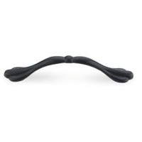Quality American Style Handle for cabinet/furniture drawers Matte Black Zinc alloy 96 for sale