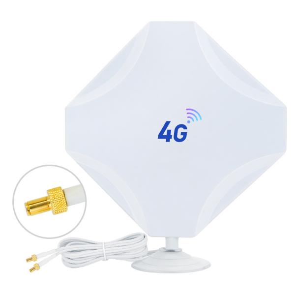 Quality 50Ohm 15dBi 4g Mimo Lte Directional High Gain Panel Antenna For Wifi Router for sale