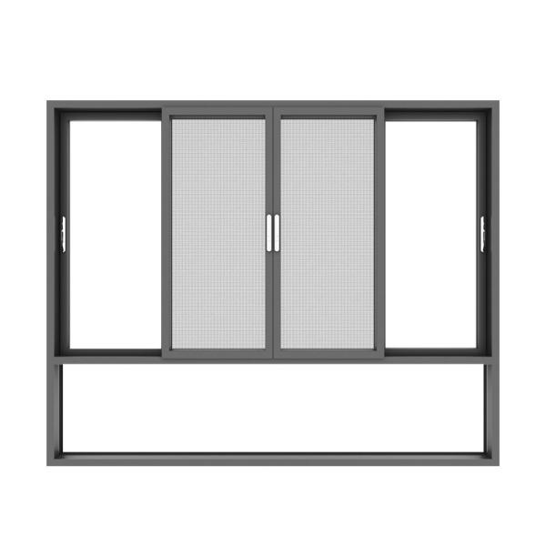 Quality Customization Modern Aluminum Window Aluminum Double Pane Windows Insect Control for sale