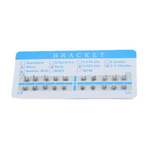 Quality Orthodontist Metallic Orthodontic Bracket Dental Brace for sale