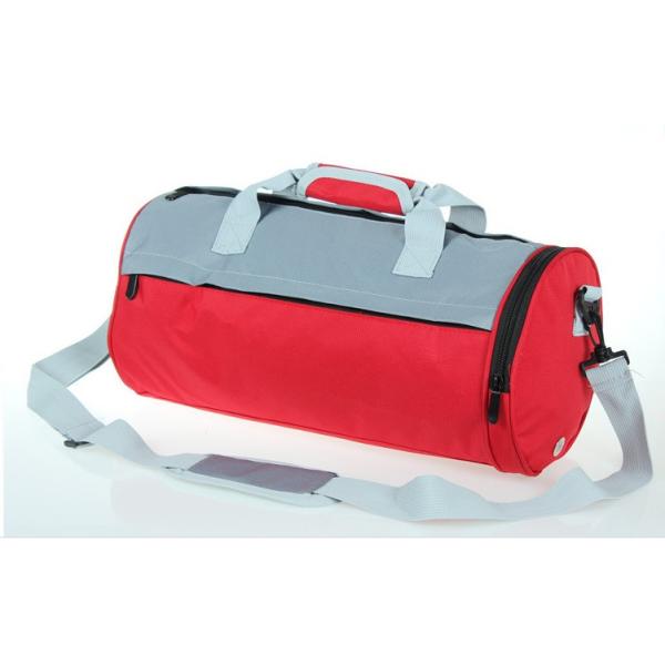 Quality Strong Nylon Waterproof Travel Duffel Bags With Shoes Pocket , 42x21x21cm for sale