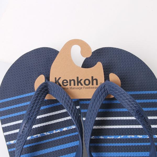 Quality 2mm Thick Flip Flops Recycled Cardboard Hangers With Kraft Paper for sale