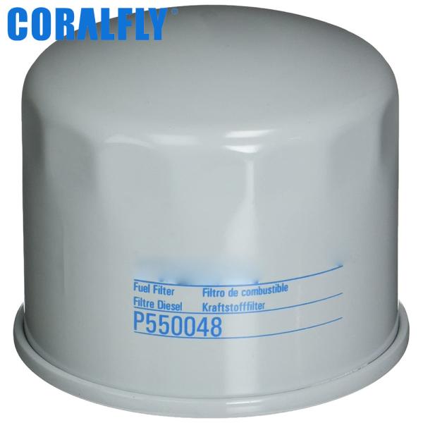Quality Spin On Excavator Fuel Filter P550048 For CORALFLY Fuel Filter for sale