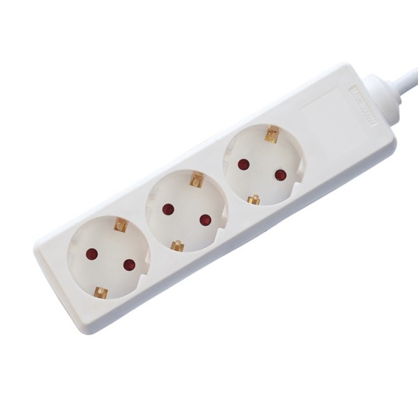 Quality 3m 3 Way Universal Extension Cable and Switch Socket for Multi Plug Power Socket for sale