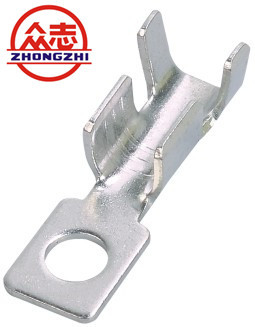 Quality Car Wire Harness Wire Eyelet Connectors / Tubular Ring Terminal H62 Material for sale