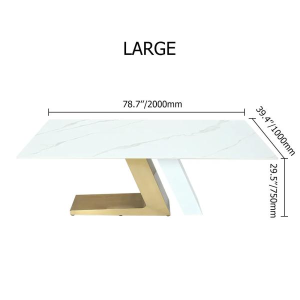 Quality Modern Light Luxury Sintered Stone Multifunctional Dining Table Chair Simple for sale