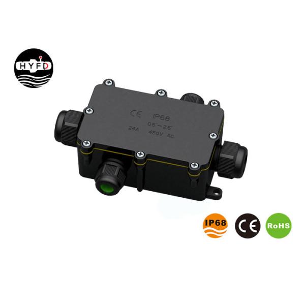 Quality IP68 4 Way 500V Underground Waterproof Electrical Junction Box for sale