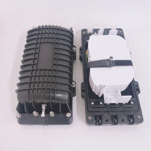 Quality 3in 3out Upto 96 Fibers FOSC-106-96F Optical Fiber Coupling Splice Closure Box for sale