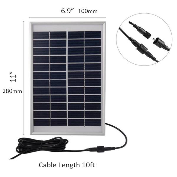 Quality Small Glass Solar Panel 5w 12v Polycrystalline Solar Cell For Led Light for sale