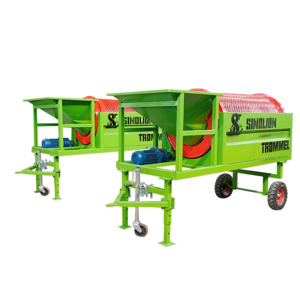 Quality Less than 300mm Feeding Size Mobile Trommel Screen for Tromel Compost Aggregate for sale