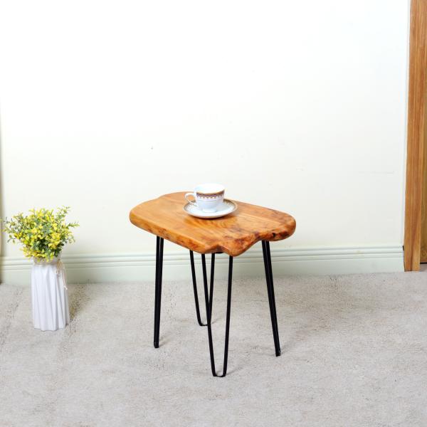 Quality Retro Simple Style Cedar Four-Corner Wooden Home Small Coffee Table for sale