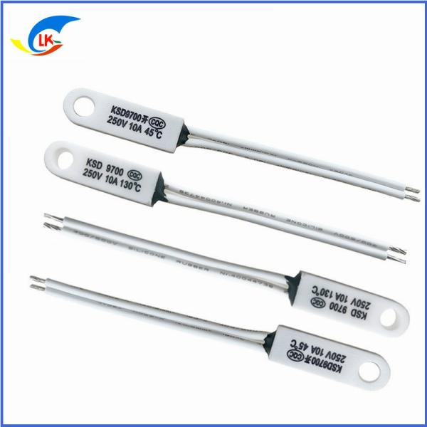 Quality Ceramic High Temperature Thermostat With Keyhole BW9700/KSD9700 10A High Current for sale