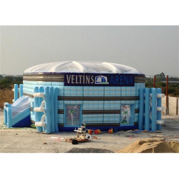 Quality Big Football Station Kids Inflatable Playground , Big Party Inflatable Football for sale