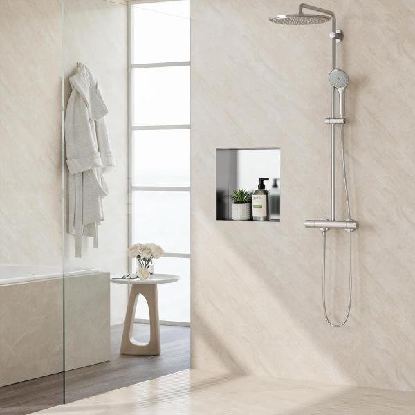 Quality 12x12 Inch Shower Wall Niche Rectangular Shape For Bathroom Storage for sale