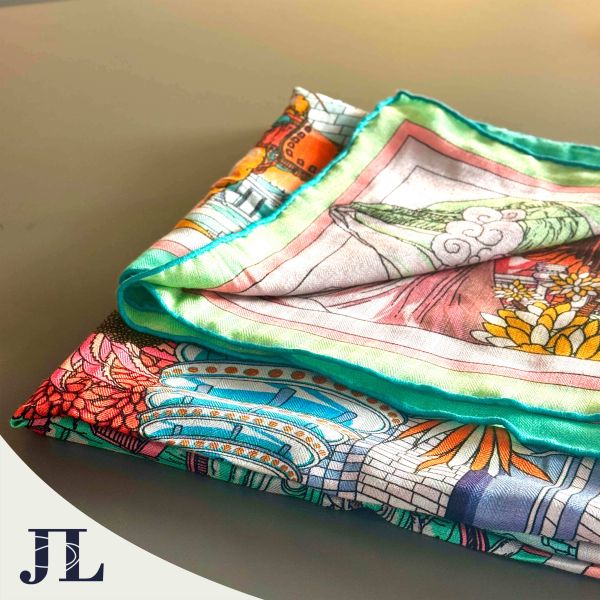 Quality 100% Cashmere Silk Scarf Women'S Acid Printing Scarf Silk Cashmere for sale