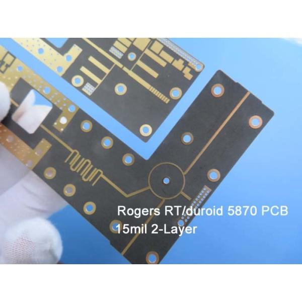 Quality Rogers RT/Duroid 5870 White Silkscreen 0.4mm High Frequency PCB Design OSP for sale