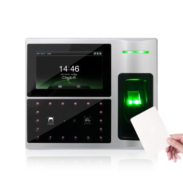 Quality Large Capacity ID Card Reader 125KHz and Face/Fingerprint/Palm Time Attendance for sale