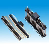 Quality 2.54mm Pitch SMT Pin Header Board Spacer 3AMP Rated Current Dual Row for sale