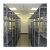 Quality 5 Layer Angle Steel Shelf for Sustainable Storage on Standing Type Slotted Angle for sale