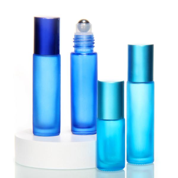 Quality Custom 5Ml 10Ml 15Ml Glass Perfume Roll On Bottle With Stainless Steel Roller for sale
