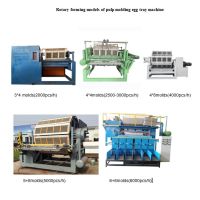 Quality 70-150kw Rotary Egg Tray Machine Large Capacity Customizable for sale