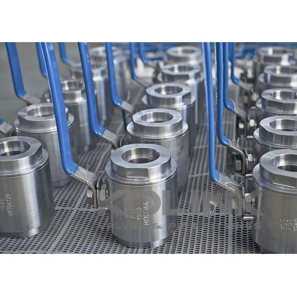 Quality Forged Steel 2-Piece Ball Valve Socket Weld Class 800 for sale