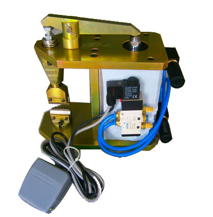 Quality Fiber Optic Patch Cable Crimping Machine Vertical Pneumatic Crimper for sale