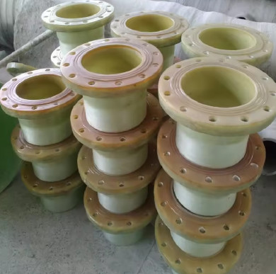 Quality Smooth FRP / GRP Flanges Corrosion Resistant Fiberglass Ventilation Flange for sale