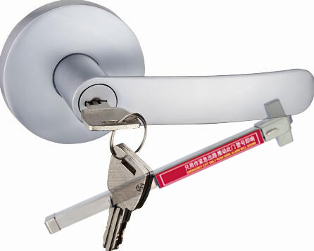 Quality Zinc Alloy Lever Handle Trim Panic Exit Bar , Door Panic Device for sale