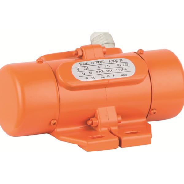 Quality 0.03kw Electric Vibrator Motor 2850 rpm Rated Speed 0.3 Kn Vibration Force for sale