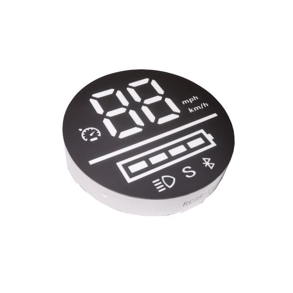 Quality Super Bright White Color Custom Circular LED Display 35mm Diameter For for sale