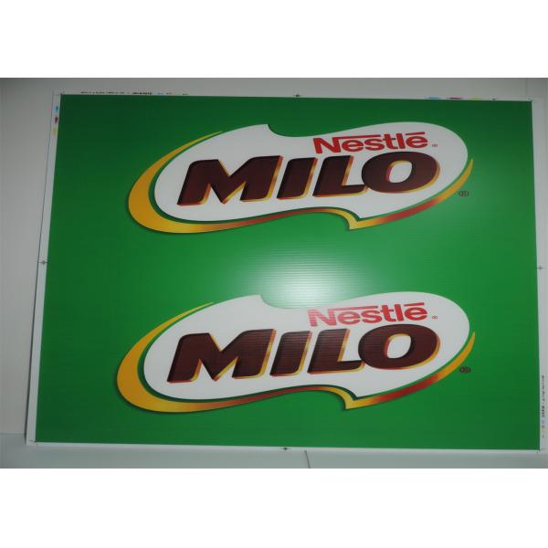 Quality Hollow Core PP Corrugated Plastic Sign Boards Advertising Use for sale