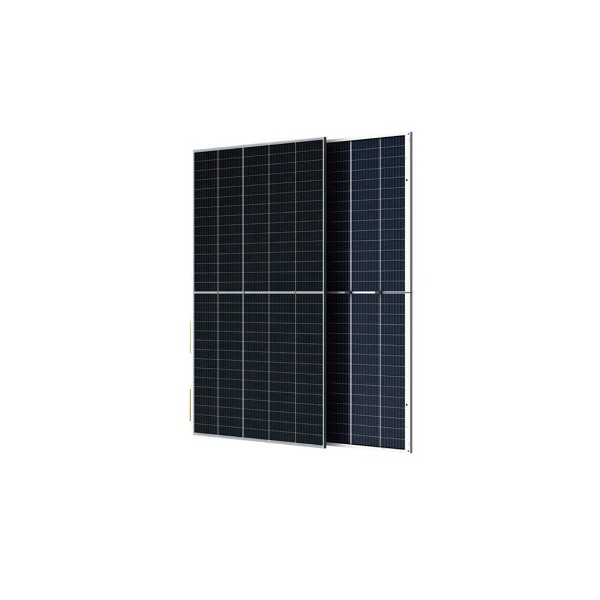 Quality Black 350W Polycrystalline PV Solar Panel Bifacial Dual Glass for sale