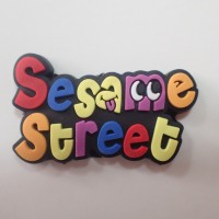 Quality PVC Embossed Logo Soft 3D Silicone Patches Custom For Slippers for sale