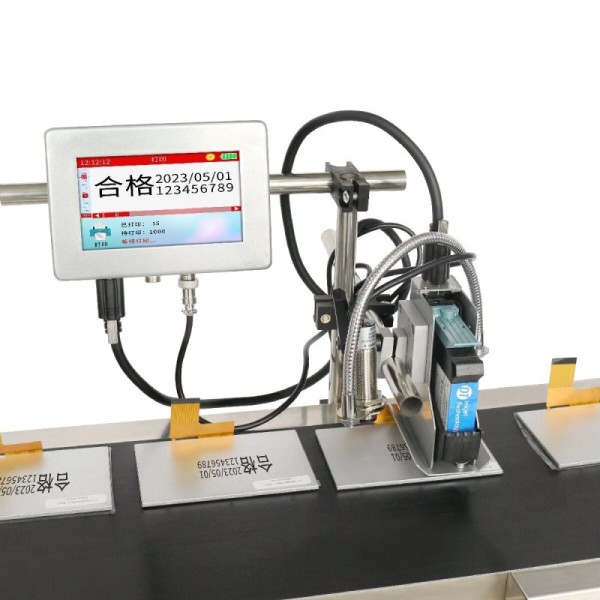 Quality 150x25x70cm Dimensions 5inch Touch Screen TIJ Inkjet Printer With Smart Rotating for sale