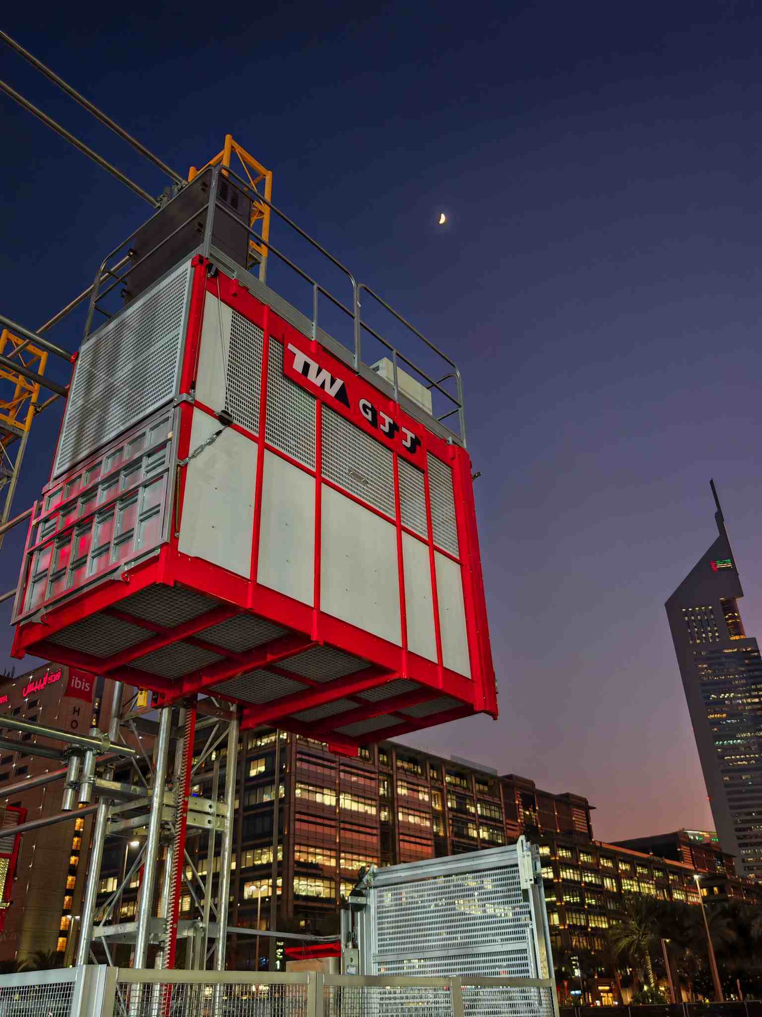 Quality Intelligent SC200/200 58m/Min Building Material Hoist In Construction Site for sale