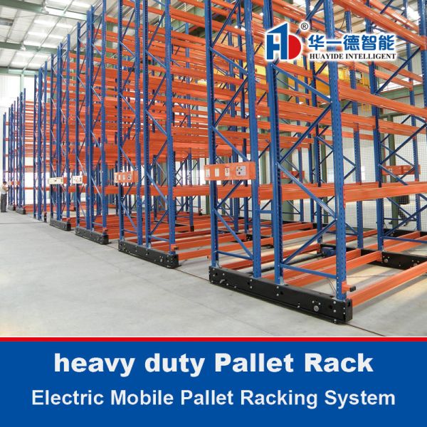 Quality Heavy Duty Electric Mobile Pallet Racking System for sale