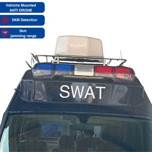 Quality Vehicle-Mounted FPV Detection and Countermeasure System Anti FPV Drone Jammer Car for sale