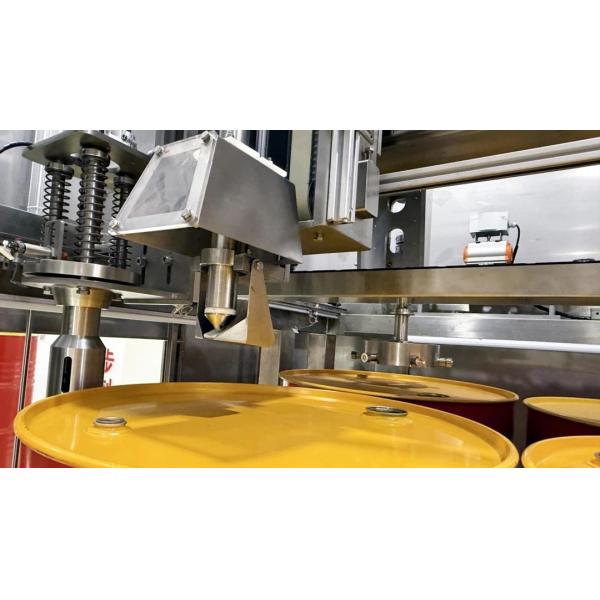 Quality 60-200KG Automatic Lubricant Oil Filling Machine 20 Drum / Hour for sale