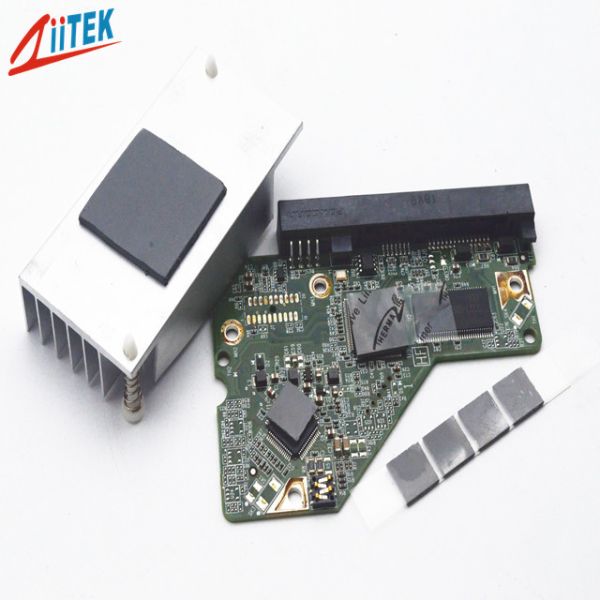 Quality Soft Dark Gray 1.5W/MK Heat Conducting Absorption Materials For Industrial Electronics for sale
